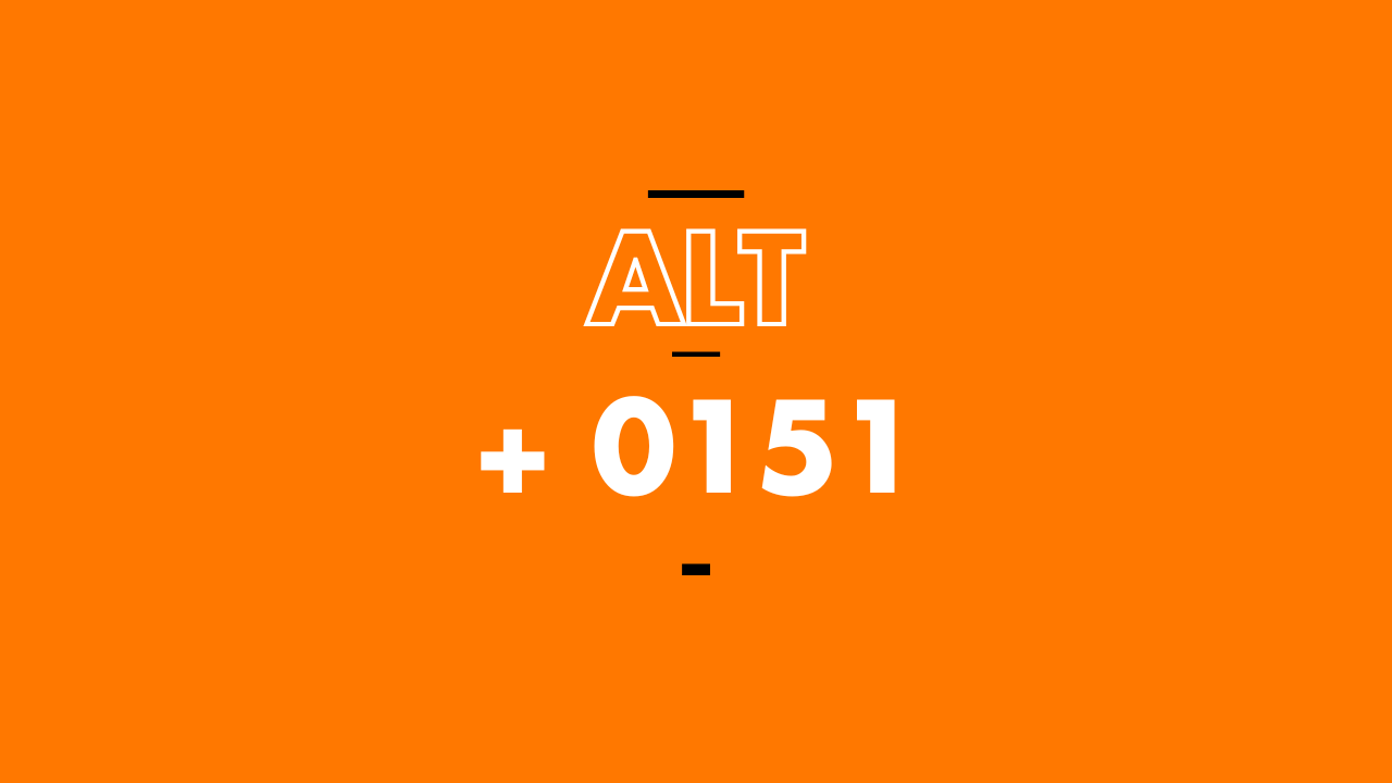 Alt + 0151 – Lost and Desperate