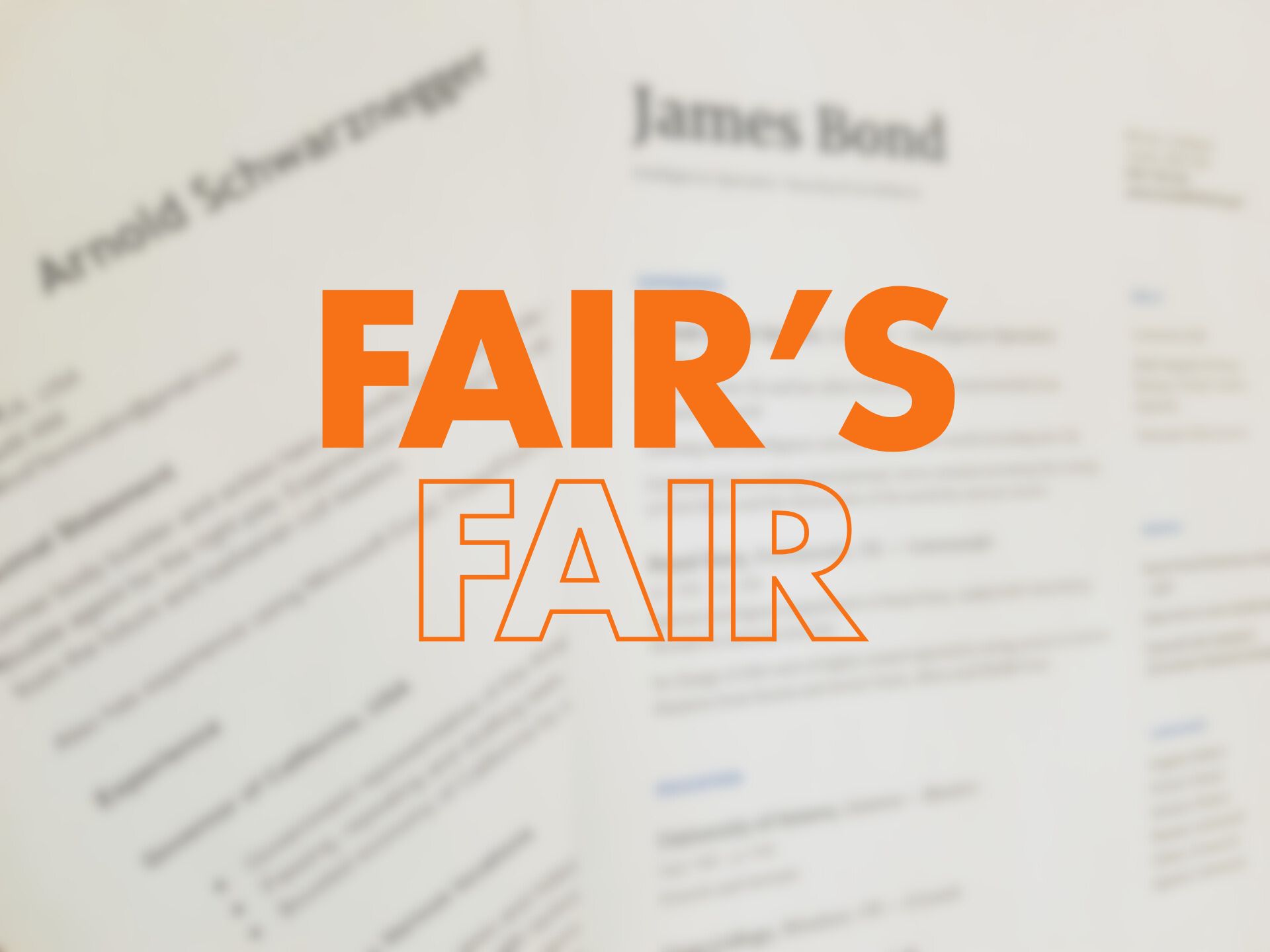 Fair’s fair? – Lost and Desperate